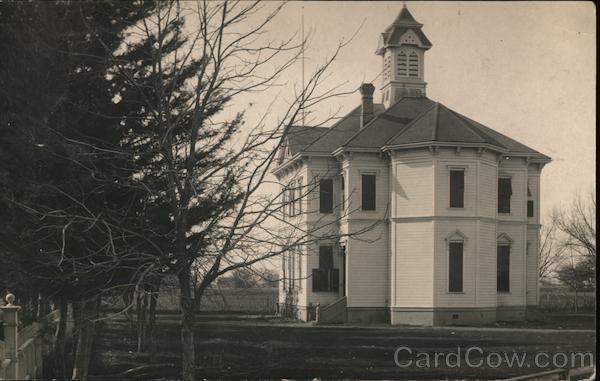 Farmington San Joaquin Co Two story building with bell tower California ...