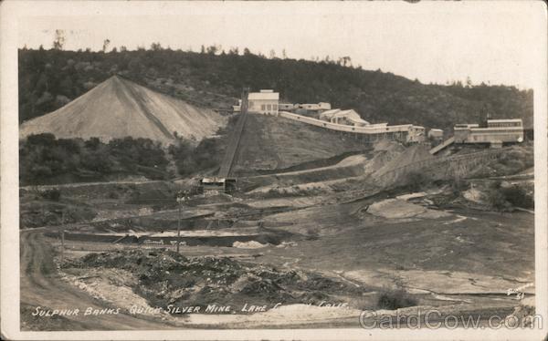 Sulphur Banks Quick Silver Mine Clearlake Oaks, CA Postcard