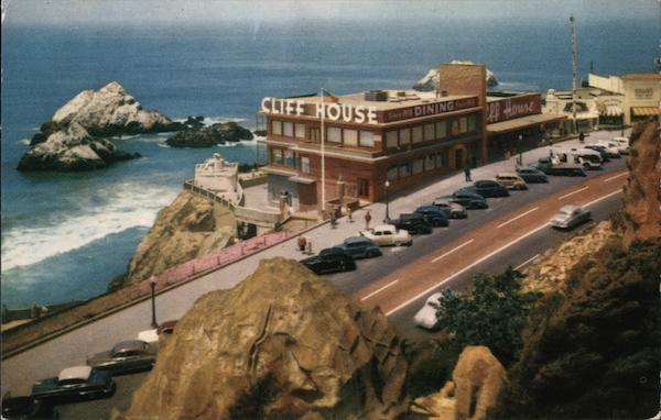 Seal Rocks San Francisco, CA Postcard