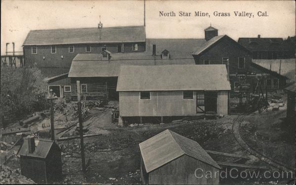 North Star Mine Grass Valley, CA Postcard