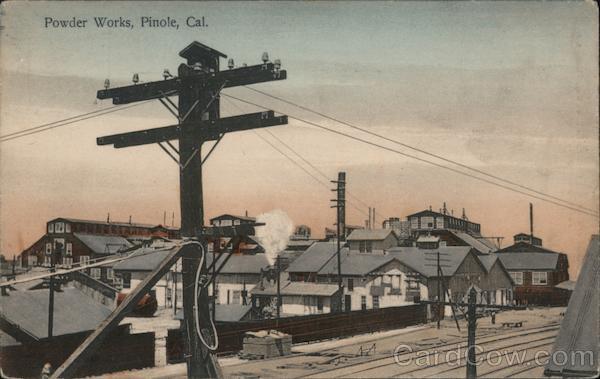 Powder Works Pinole, CA Postcard