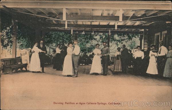 Dancing Pavilion at Agua Caliente Springs Sonoma, CA Postcard