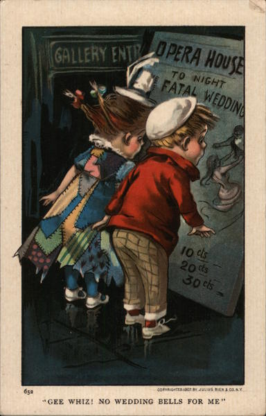 Set of 7: Simple Life Series 65 Children Postcard