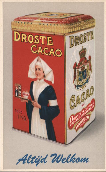 Droste Cacao Advertising Postcard