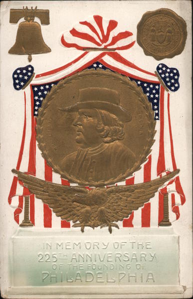 In Memory of 225th Annivsary of Philadelphia's Founding Pennsylvania ...