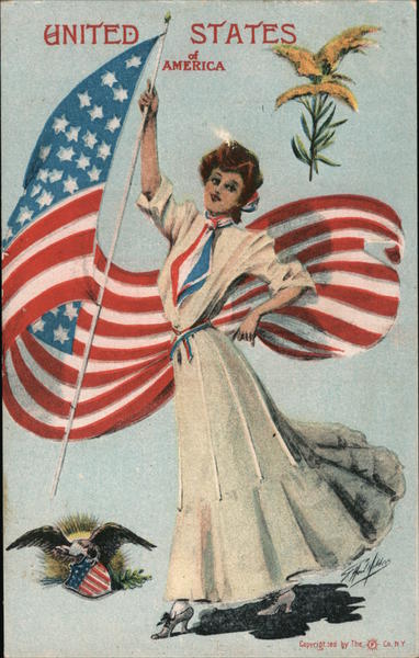 Lot of 25: National Girl Series Artist Signed Howard G. Hilder Postcard