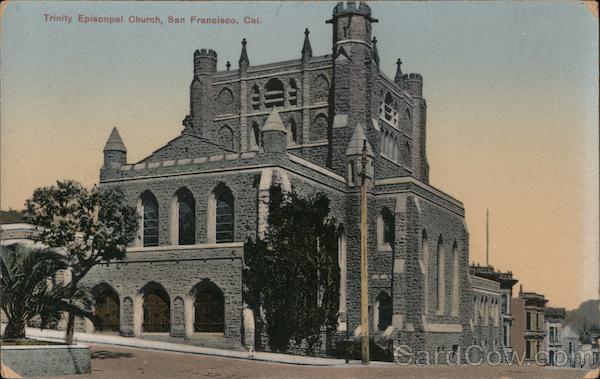 Trinity Episcopal Church San Francisco, CA Postcard