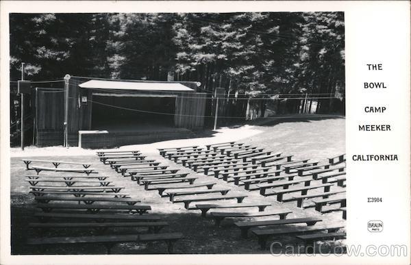 The Bowl at Camp Meeker California Postcard