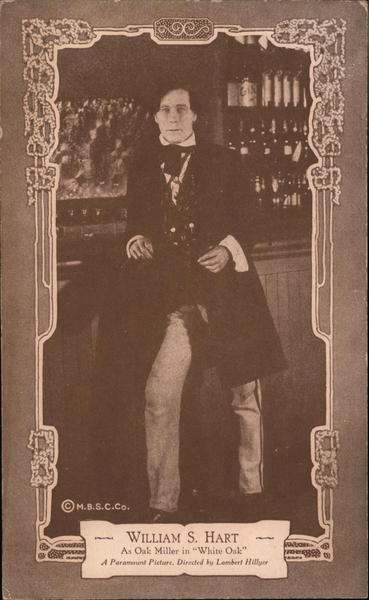 William S. Hart Actors Postcard