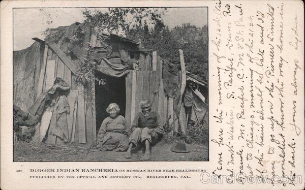 Digger Indian Rancheria on Russian River near Healdsburg California ...