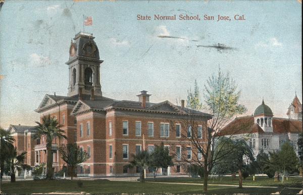 State Normal School San Jose, CA Postcard