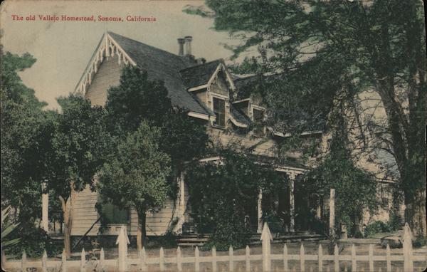 The Old Vallejo Homestead Sonoma, CA Postcard