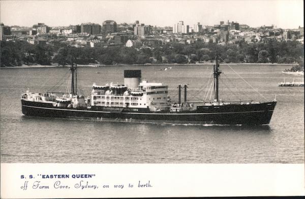 S.S.. Eastern Queen Boats, Ships Postcard