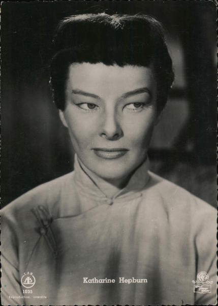 Katharine Hepburn as asian woman in MGM's Les Fils Du Dragon Actresses ...