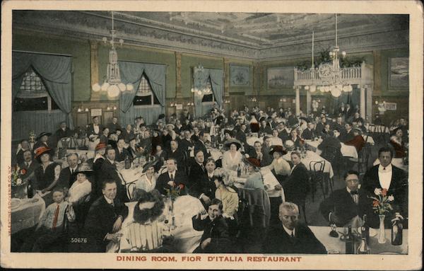 Dining Room, Fior D'Italia Restaurant 492 Broadway San Francisco, CA ...