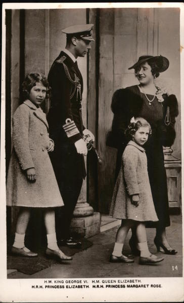 H.M. King George VI H.M. Queen Elizabeth H.R.H. Princess Elizabeth H.R ...