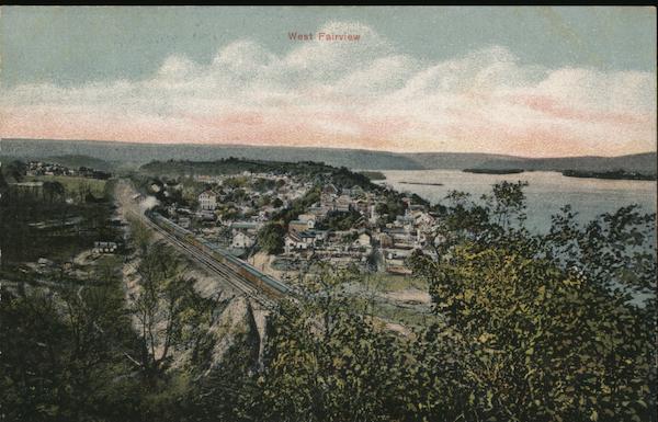West Fairview From Above Pennsylvania Postcard