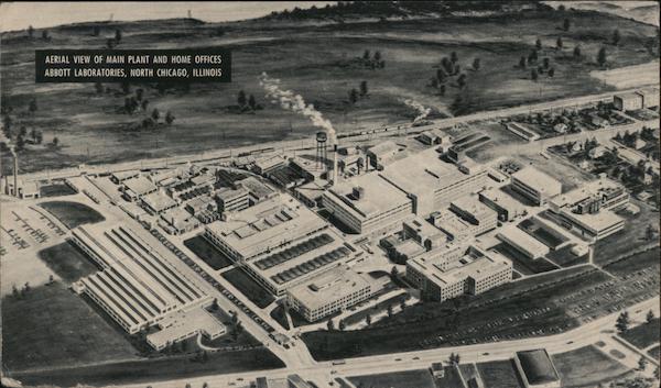 Aerial View of Main Plant and Home Offices Abbott Laboratories North ...