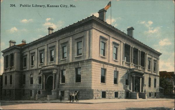 Public Library Kansas City, MO Postcard