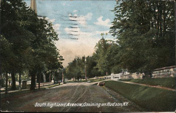 South Highland Avenue Ossining, NY Postcard