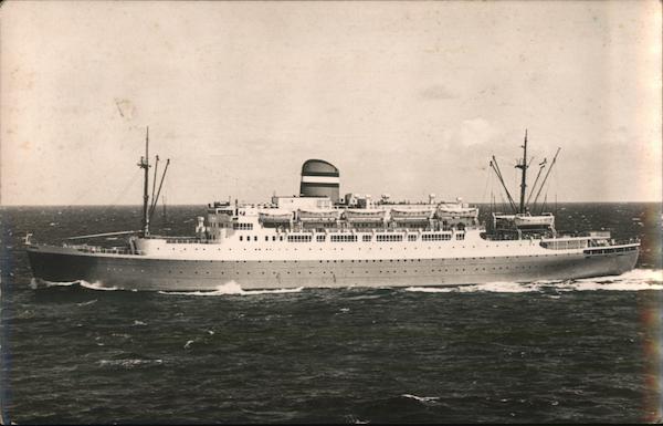 S.S. Maasdam Holland-America Line Cruise Ships Postcard