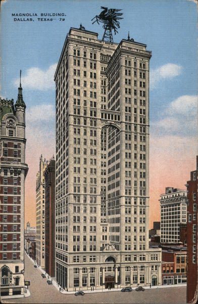 Magnolia Building Dallas, TX Postcard