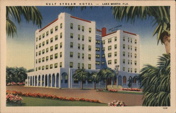 Gulf Stream Hotel Lake Worth, FL Postcard