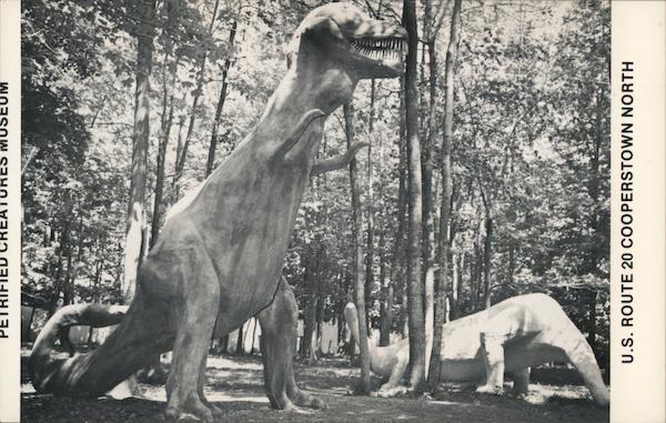 Petrified Creatures Museum Richfield Springs, NY Postcard