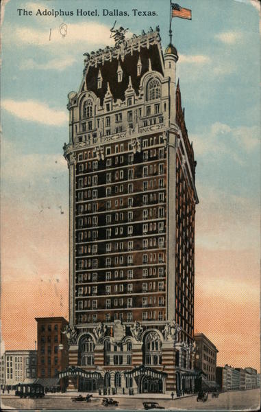 The Adolphus Hotel Dallas, TX Postcard