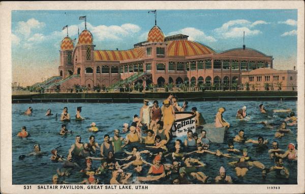 Saltair Pavilion Salt Lake City, UT Postcard