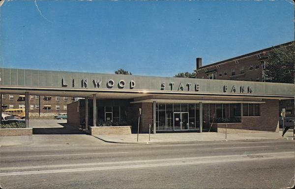 Linwood State Bank Kansas City, MO Postcard