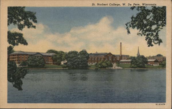 St. Norbert College De Pere, WI Postcard