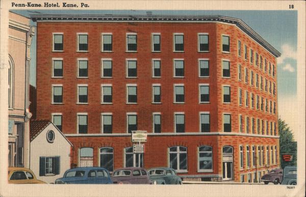 Penn-Kane Hotel Pennsylvania Postcard