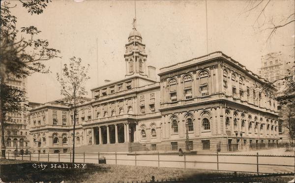 City Hall New York, NY Postcard