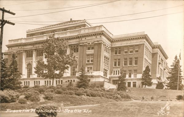 Franklin High School Seattle, WA Postcard