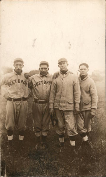 Peet Brothers Baseball Team Postcard