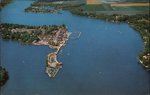 Indiana Beach - Shafer Lake Monticello, IN Postcard