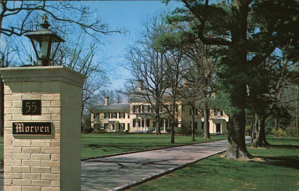 Morven House Princeton, NJ Postcard