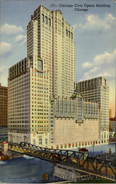 Chicago Civic Opera Building Illinois