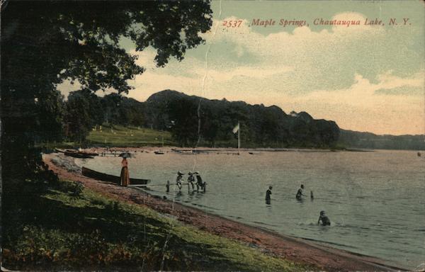 Maple Springs Chautauqua Lake, NY Postcard