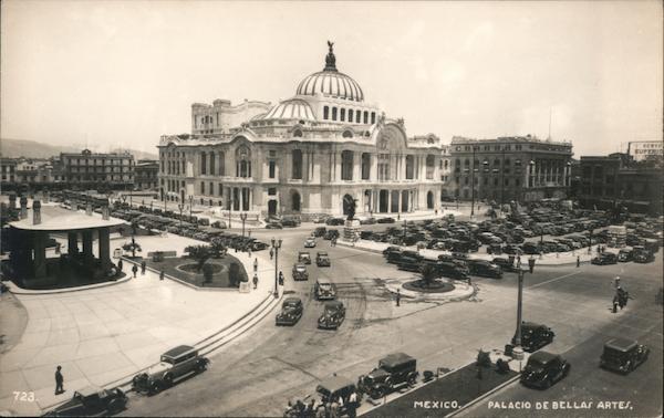 Palace of the Fine Arts Mexico City, Mexico Postcard Palace of the Fine Arts Mexico City, Mexico Postcard