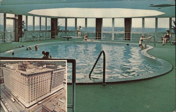 The Kahler Hotel, Indoor Swimming Pool Rochester, MN Postcard
