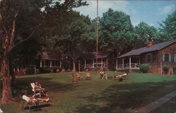 Valley View Inn Hot Springs, VA Postcard