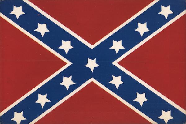 Confederate flag Flags Postcard