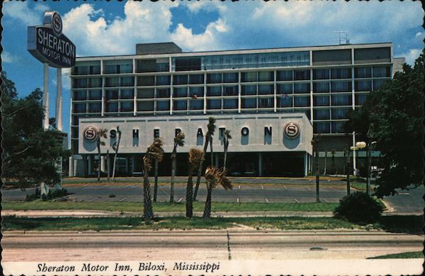 Sheraton Motor Inn Biloxi, MS Postcard