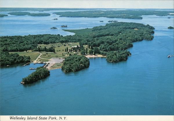 Wellesley Island State Park Fineview, NY Postcard