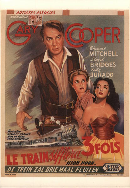 High Noon, French Advertising Reproductions Postcard