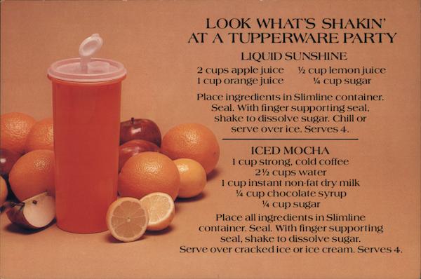 Tupperware Party Modern (1970's to Present) Postcard