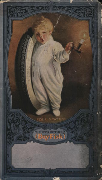 Time to Retire? Buy Fisk Advertising Blotter