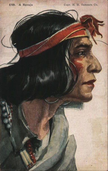 Native American Side Profile